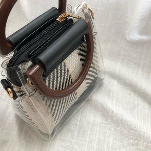 Bags | Mini Clear Pvc Bag | Poshmark